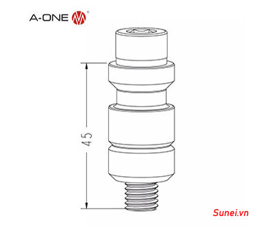 Chốt kẹp định vị tâm 3A-400010 - Sunei